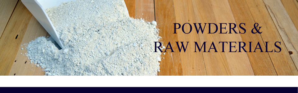 Powders & Raw Materials - The Clay Cellar - The Clay Cellar