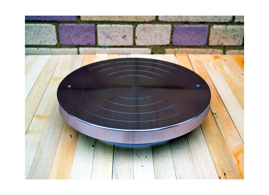 Aluminium Whirler 300mmD x 80mmH - The Clay Cellar